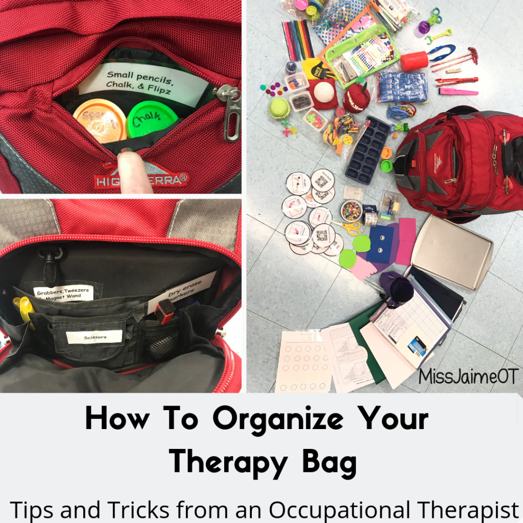 What's in my Therapy Bag? What's in my (OT) Therapy Bag?