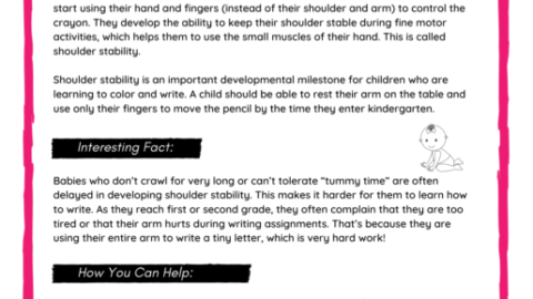 Occupational Therapy Awareness Month Handouts