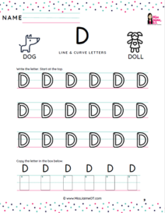 Teaching Letter Formations in Groups Workbook - Miss Jaime, O.T.