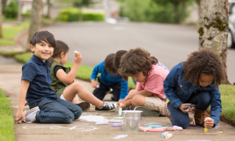 Summertime Activities Using Sidewalk Chalk to Build Skills - Miss Jaime ...